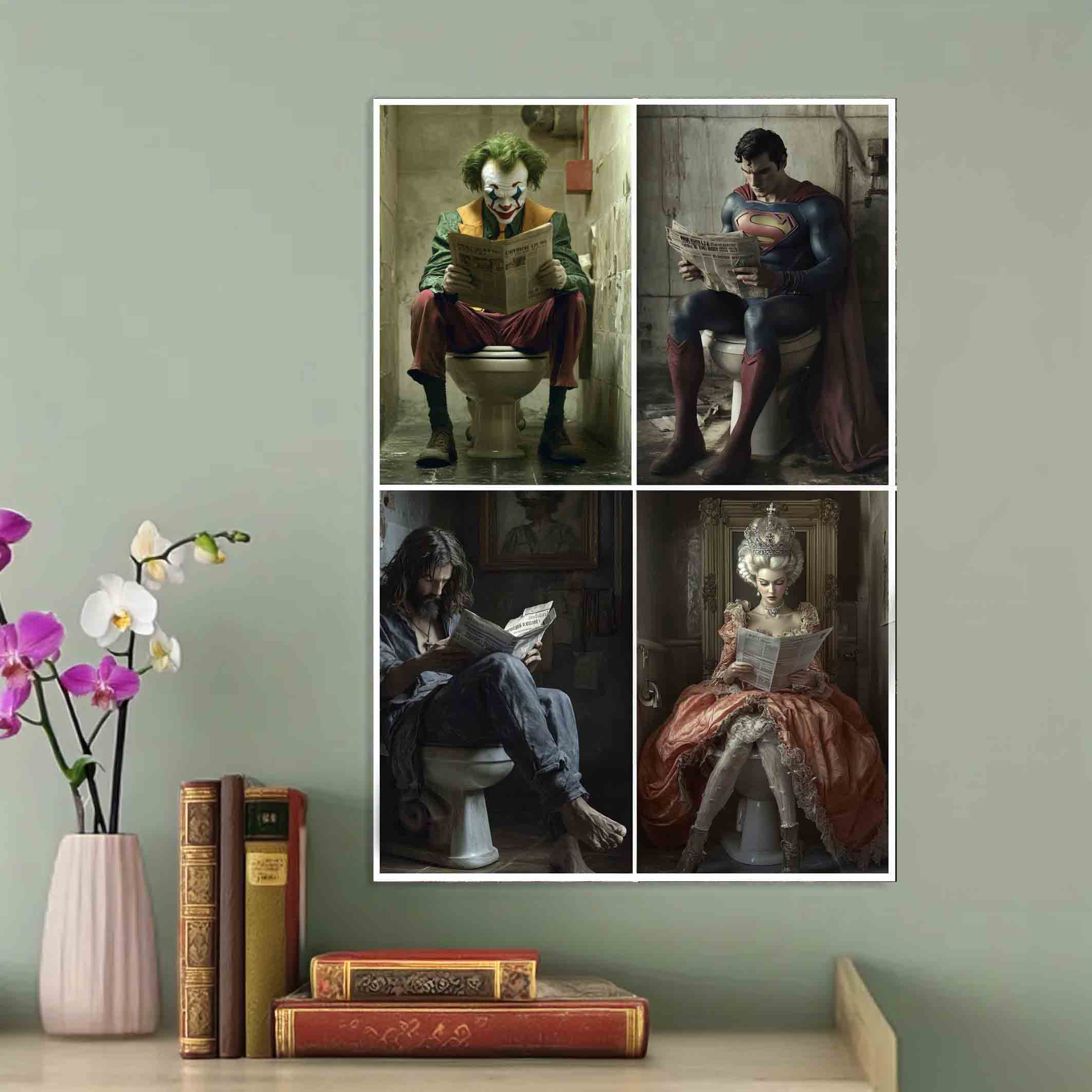 Collage portretten toilet – Picture to Picture